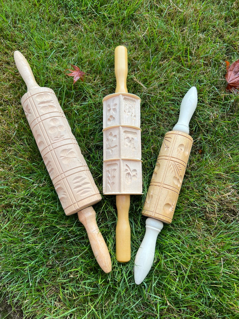 Three Fab Vintage Springerle Rollers/molds for Cookies - Etsy