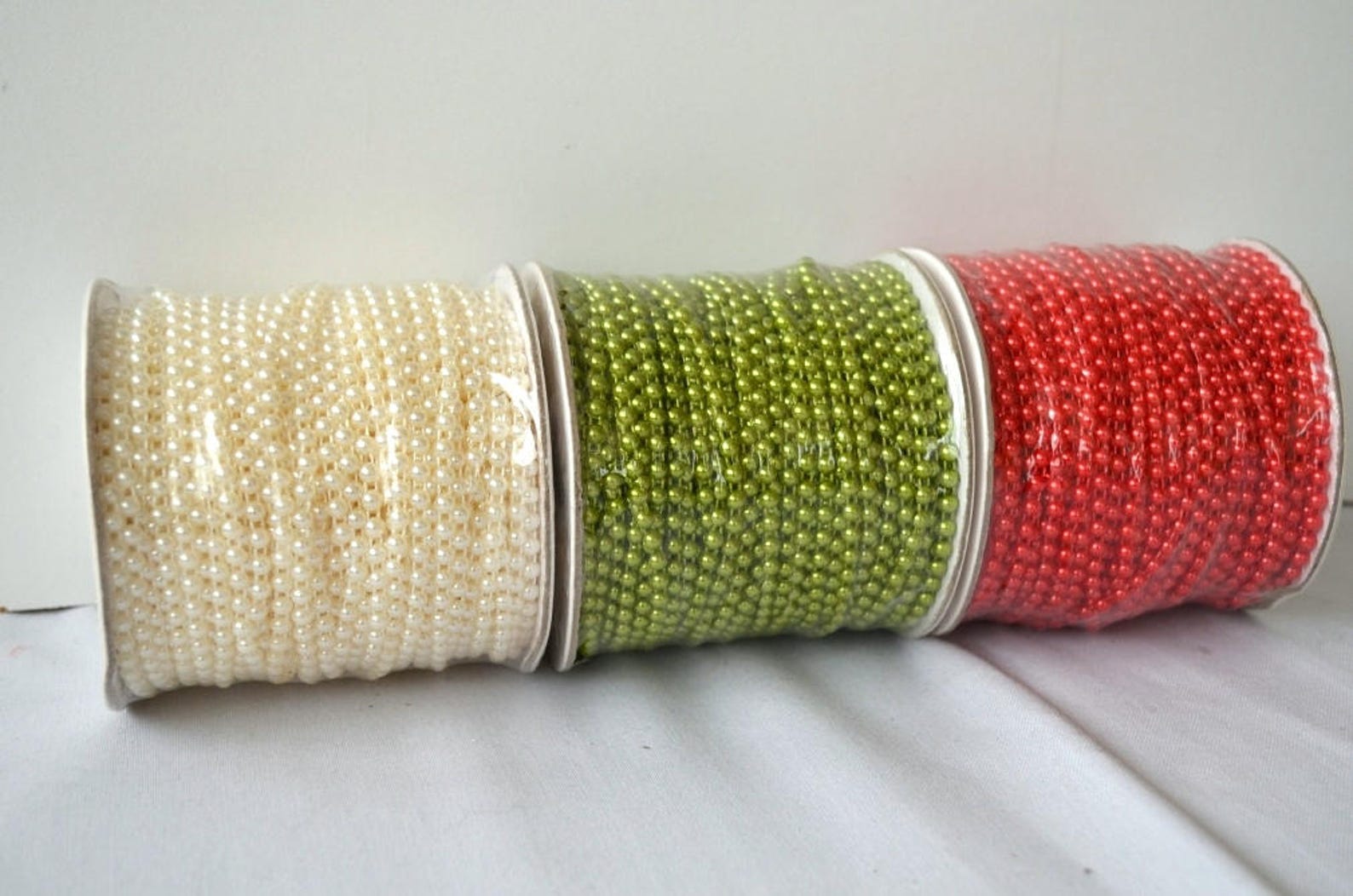 Half Round Pearls Beads String Strand for Costumes Wedding | Etsy