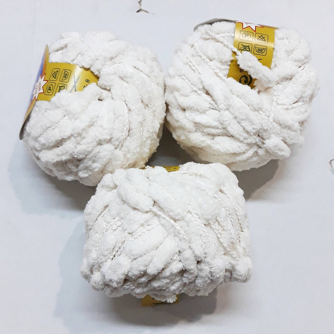 Pom Pom Yarn Pon Pon Yarn Puff Ball Yarn Ice Cocoon Pompom - Etsy