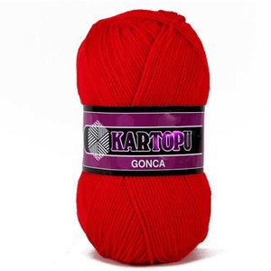 Kartopu Gonca Acrylic Knitting Sweater Yarn, Baby Soft Yarn, Winter ...