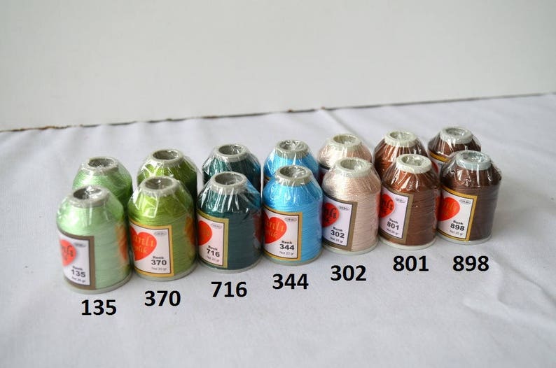 10 Pcs Polyester Lace Crochet Thread, 20 Gr Size 50, Oya Lace Crochet ...