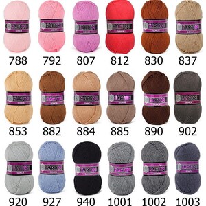 Kartopu Gonca Acrylic Knitting Sweater Yarn, Baby Soft Yarn, Winter ...