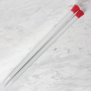 Aluminium Extra Long Knitting Blanket Needles 60 Cm - 24 Inches, Single ...
