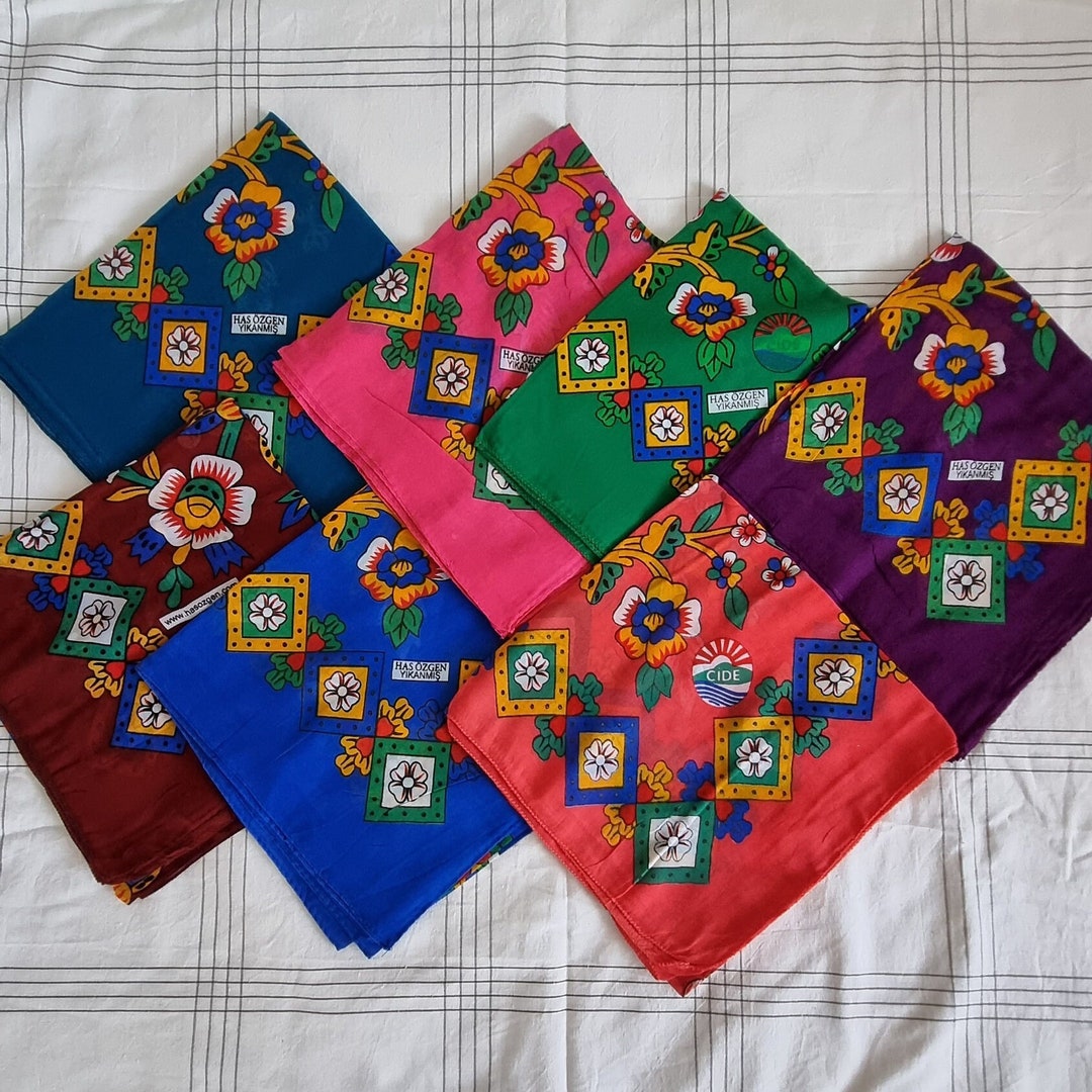 Kastamonu Cotton Scarf Cengelkoy Design Turkish Scarf, Traditional ...