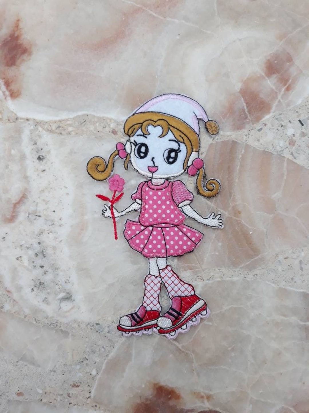 Girl Desing Applique Patch Pathwork for Kids, Cutie Patch Embroidered ...