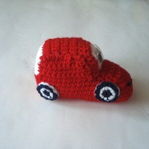Ecofriendly Toys, Stuffed Car, Crochet Red Cars, Amigurumi Toys, Kids ...