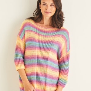 10 Skeins Export Surplus Batik Yarn, Rainbow Batik Wool Yarn, Chunky ...