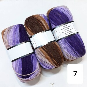 SALE Yarns Acrylic Colorful Yarn 100g Cheap Knitting Crochet - Etsy