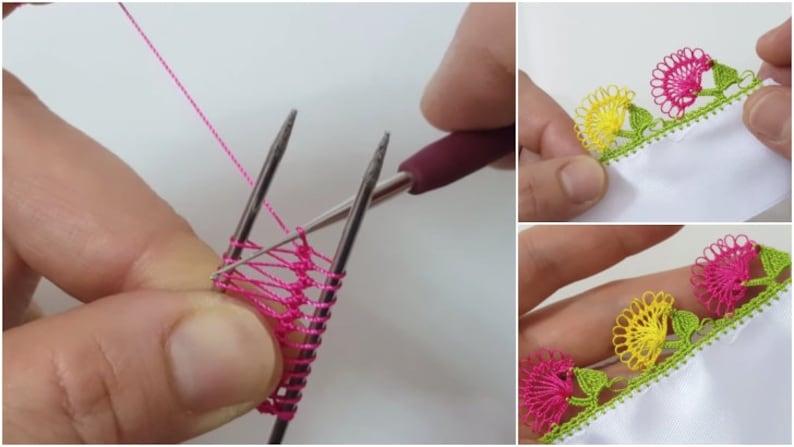 Hairpin Crochet Fork, Hairpin Lace Crochet Loom, Crochet on a Pin ...