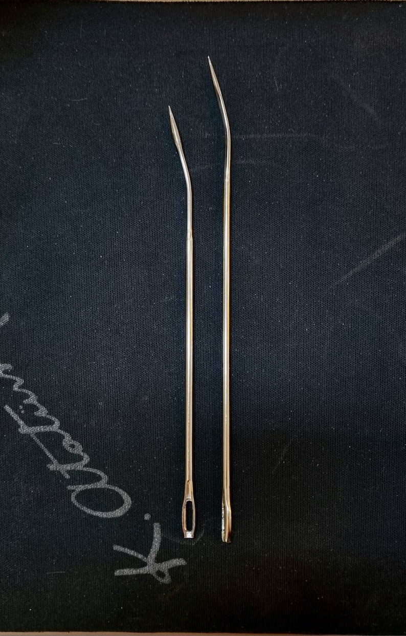 Strong Curved Needles Long Thick Packing Needles Stainless - Etsy
