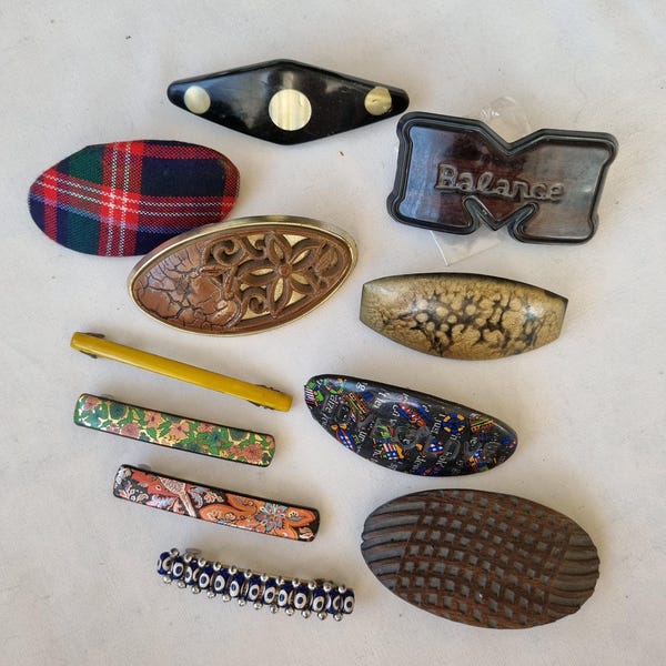Vintage Hair Clips - Etsy