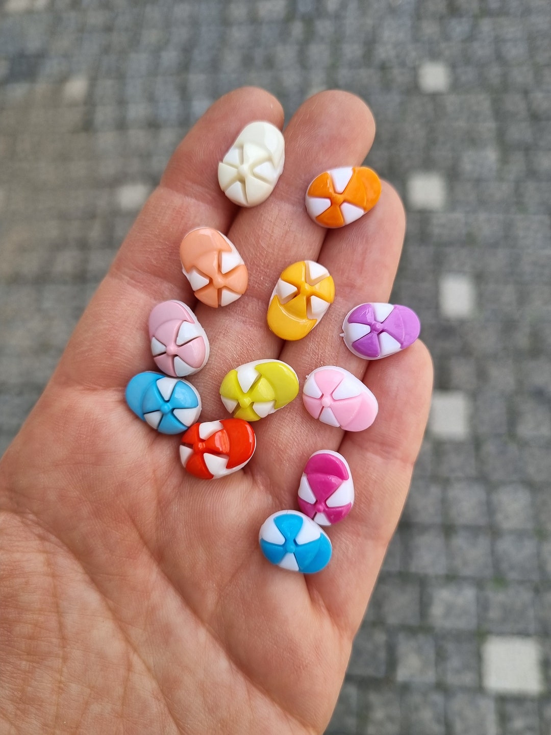 5 Pcs Cap Baby Buttons, Baby Knitting Plastic Buttons, 9 Mm Small Kids ...