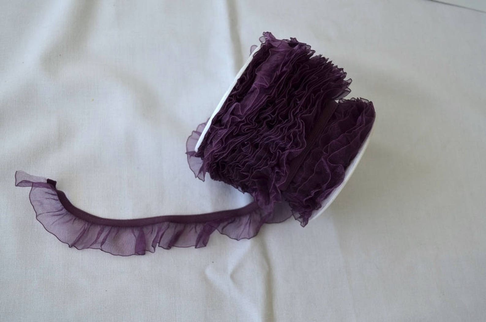 5 Meters Organza Ruffle Elastic Trim Layers Chiffon Ruffle | Etsy