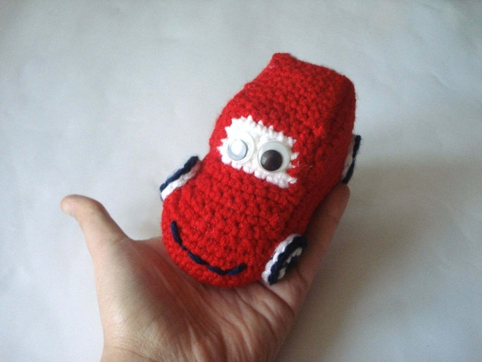 Ecofriendly Toys Stuffed Car Crochet Red Cars Amigurumi | Etsy