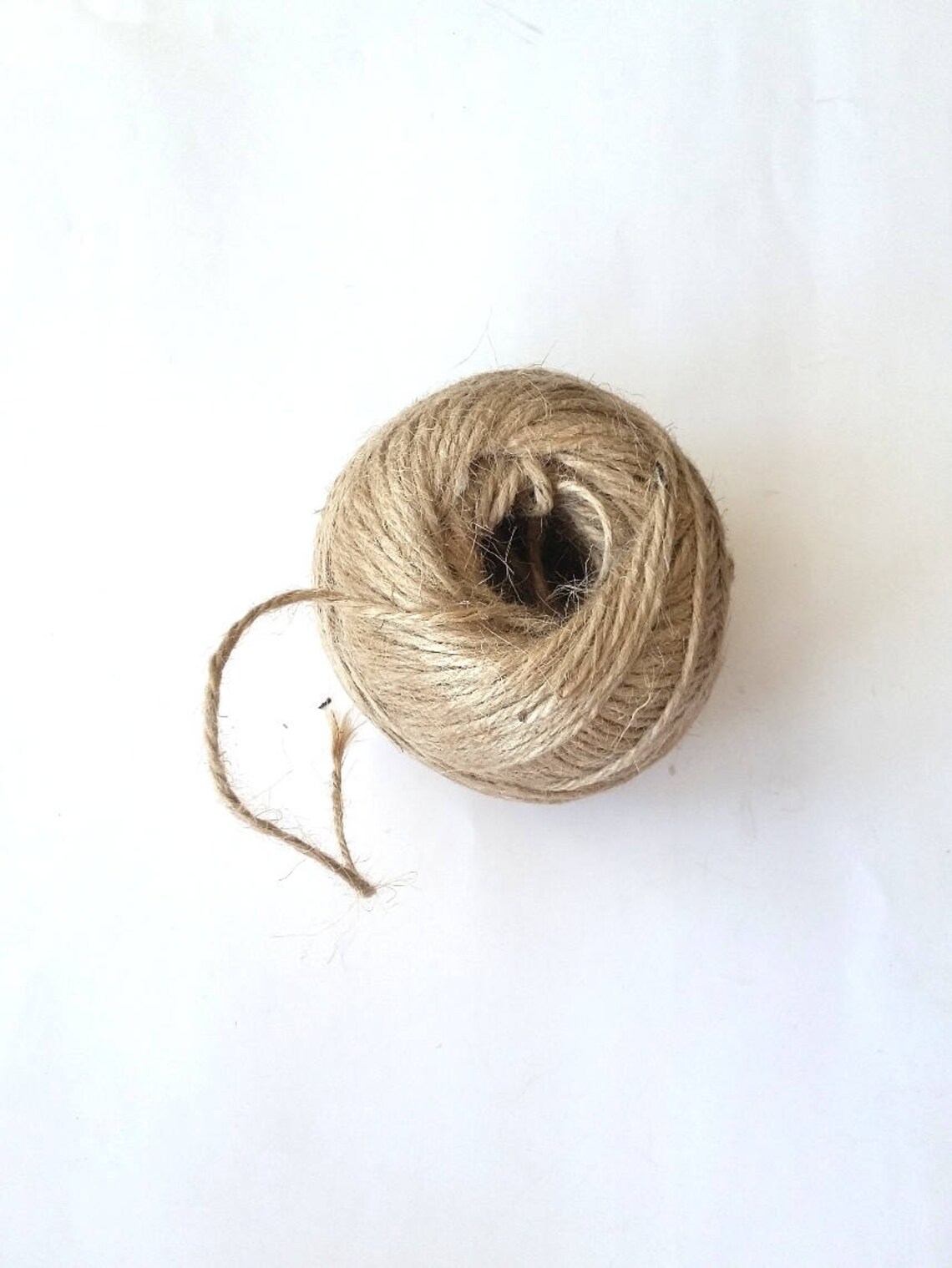 2mm Natural Jute Twine Rope Cord, Non-polished Gift Wrap, Packaging ...