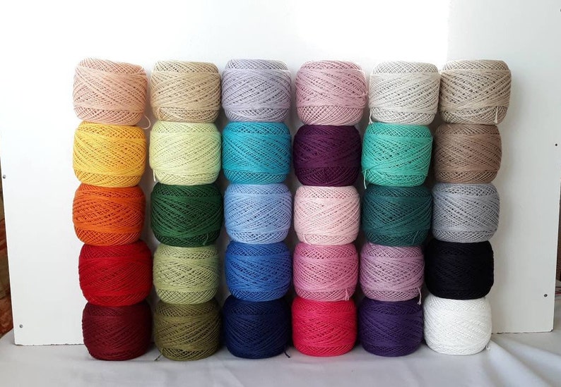 Cotton Crochet Lace Thread Size 5 Ulukardesler Ipekyolu - Etsy