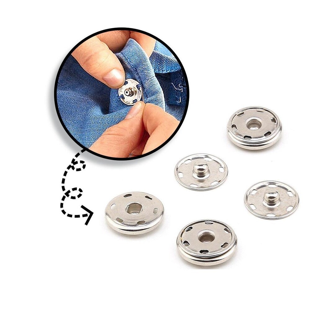 8mm 10mm 12mm 14mm 16mm Mini Brass Metal Snap Closures, Doll Clothing ...