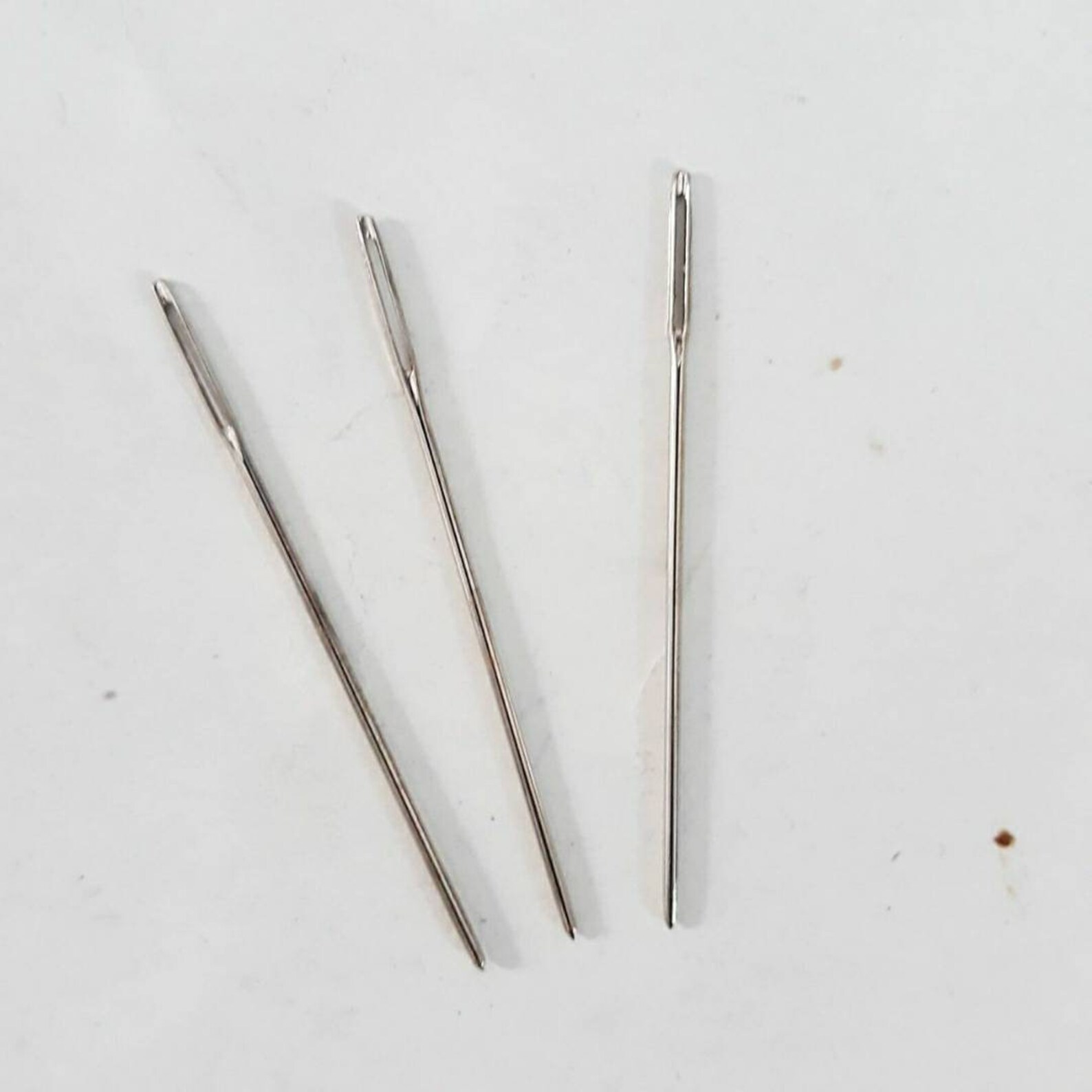 Metal Blunt Embroidery Needles Pack of 6, Blunt Needles for Leather ...