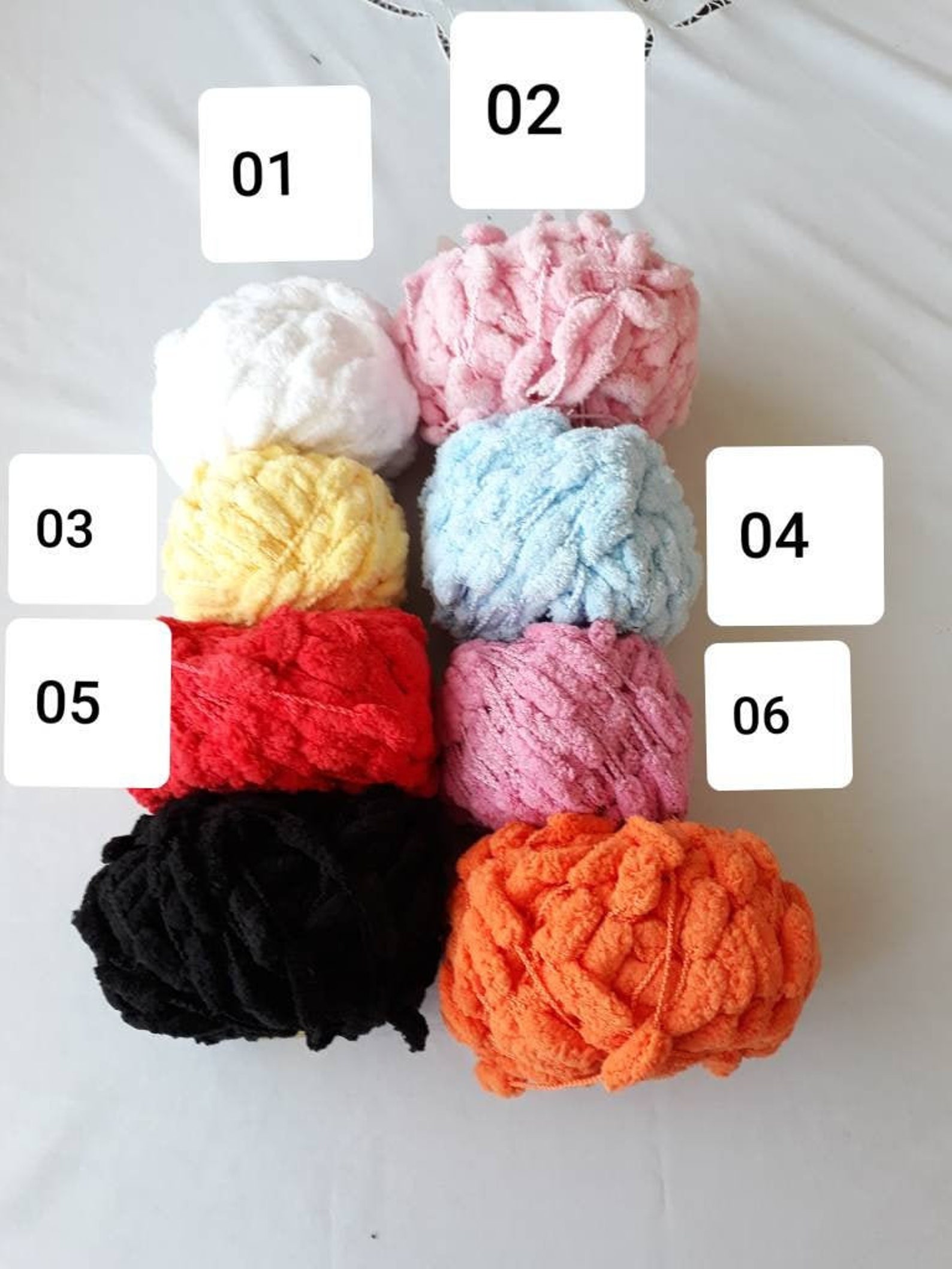 Pom Pom Yarn Pon Pon Yarn Puff Ball Yarn Ice Cocoon Pompom | Etsy