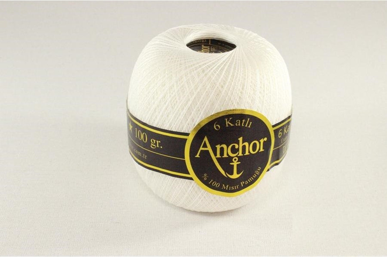 Anchor Lace Thread 100% Egyptian Cotton 6 Layer 100gr Oya - Etsy