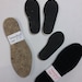 Perforated Felt Insoles for Crochet, Soles for Slippers, Felt Soles ...