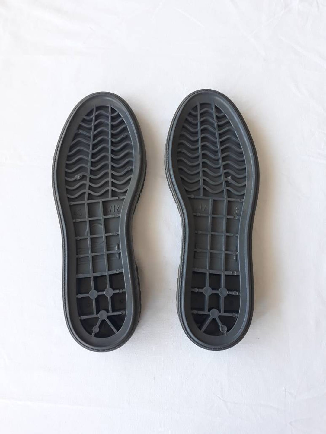 Mens Shoe Soles for Crochet Shoes, Dark Grey Soles for Slippers, Soles ...