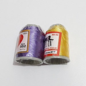 10 Pcs Polyester Lace Crochet Thread, 20 Gr Size 50, Oya Lace Crochet ...