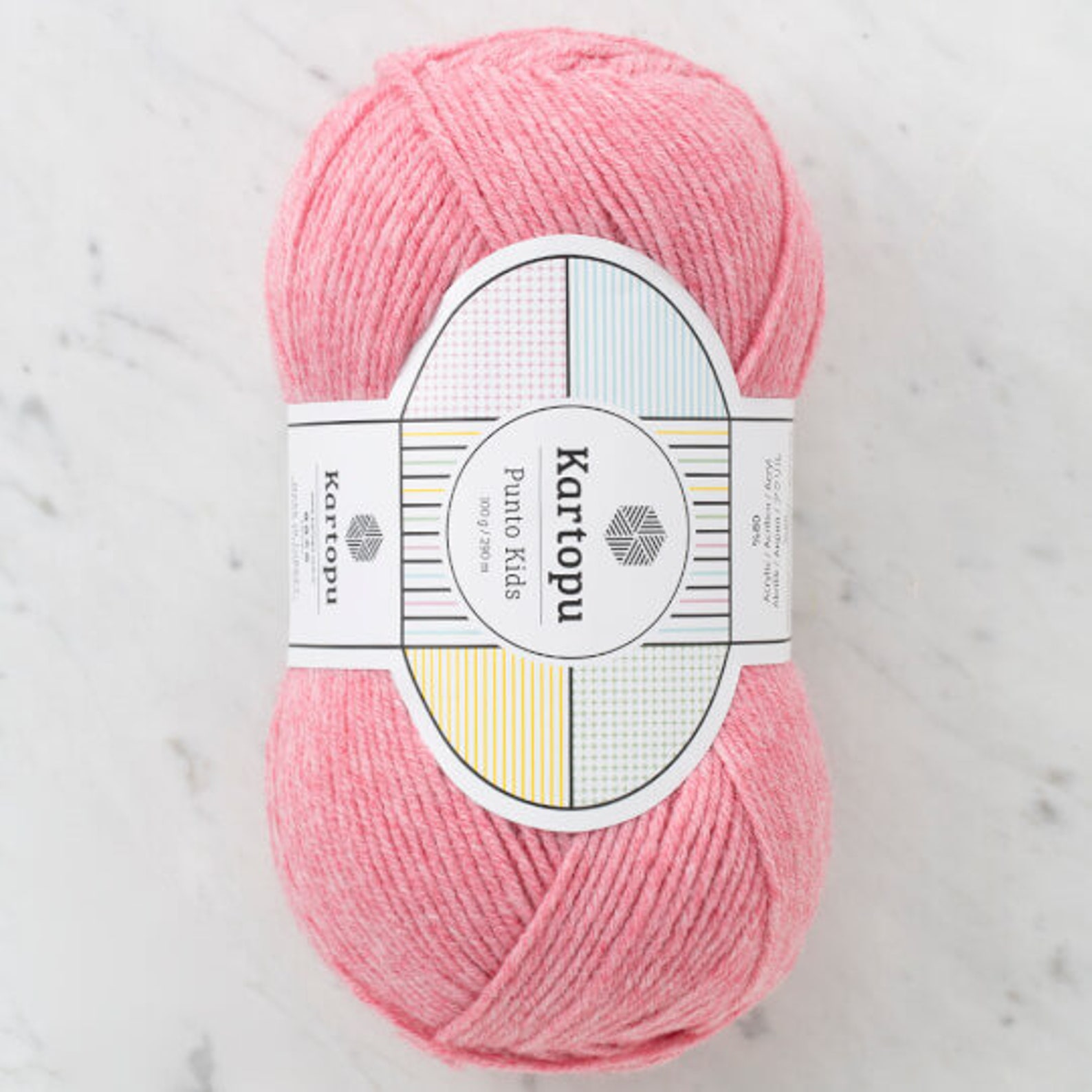 Kartopu Punto Kids Extra Soft Baby Yarn, Acrylic Polyamide, High ...