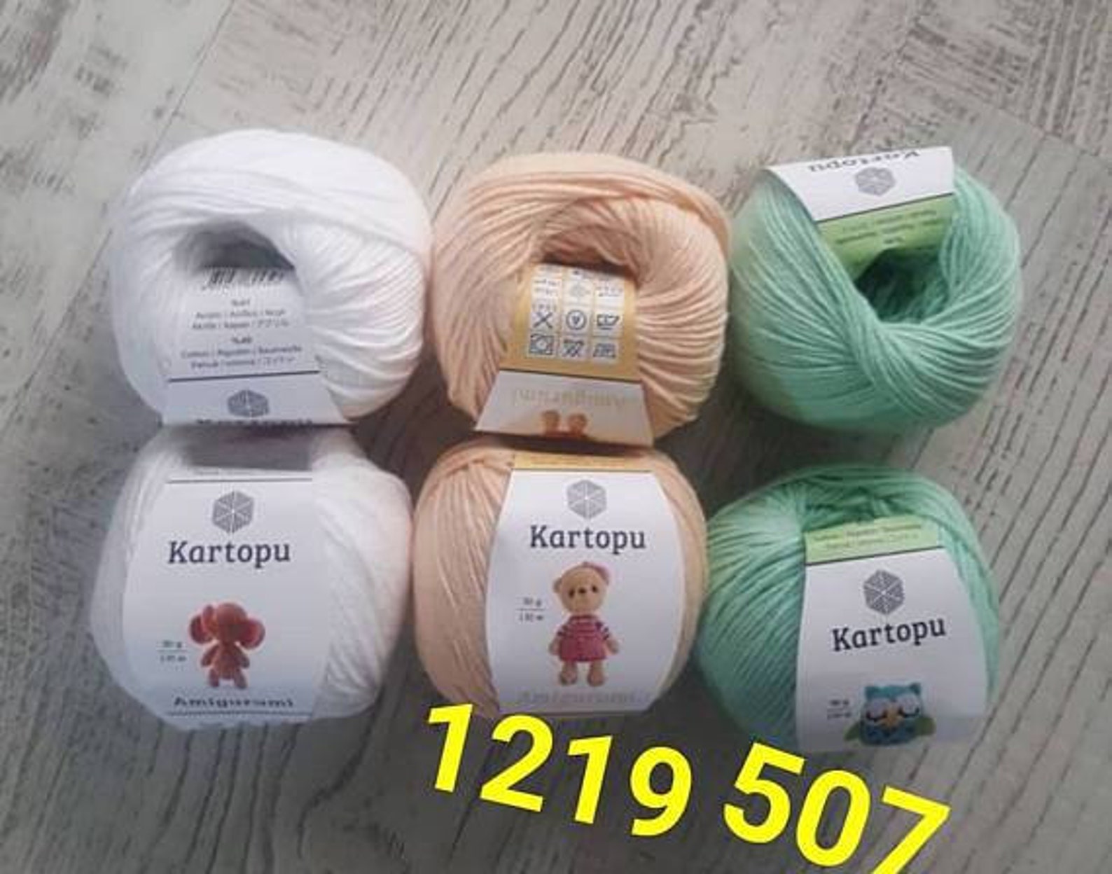 Kartopu Amigurumi Cotton Thread Cotton Amigurumi Yarn | Etsy