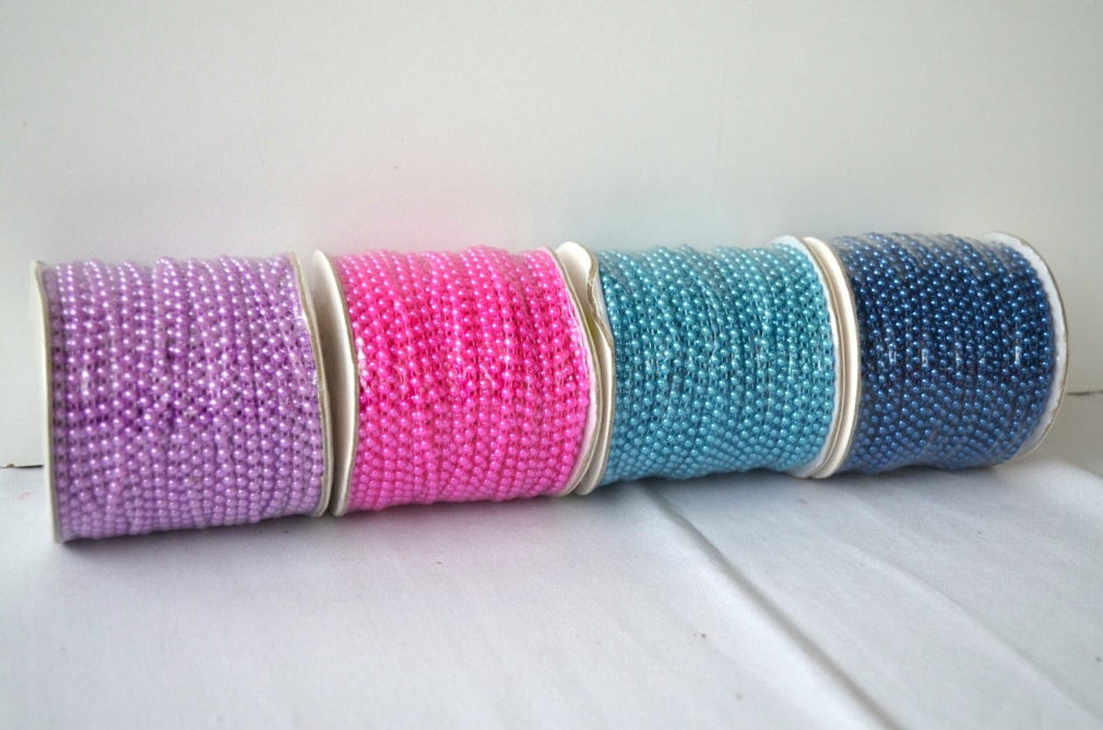 Half Round Pearls Beads String Strand for Costumes Wedding | Etsy