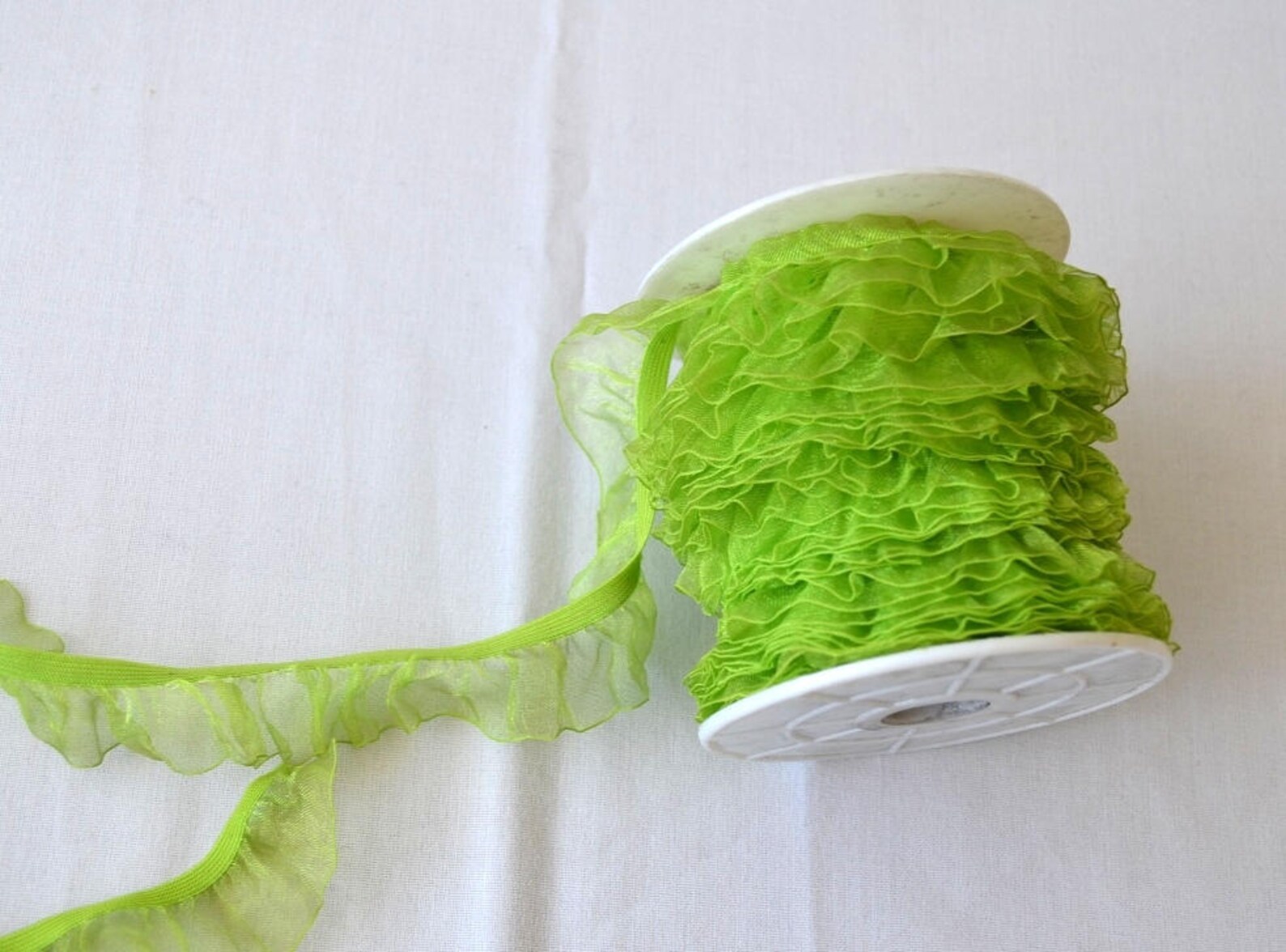 5 Meters Organza Ruffle Elastic Trim Layers Chiffon Ruffle | Etsy