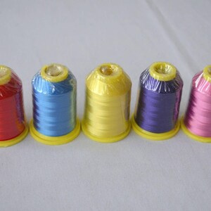 Machine Embroidery Spool, Embroidery Thread, Sewing Fiber Polyester Art ...