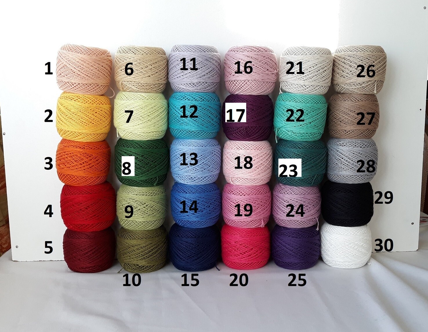 Mercerized Cotton Crochet Thread, Ulukardesler Ipekyolu, Size 5 - Etsy