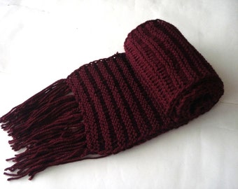 Maroon Scarf - Etsy