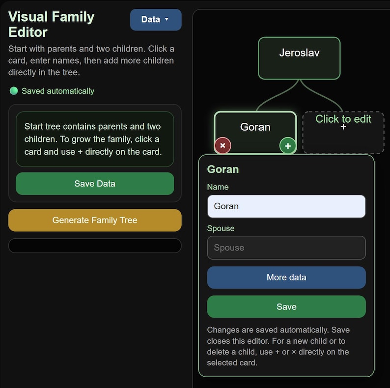 Gedcom Family Tree Poster Collections| Personalized Genealogy Chart ...
