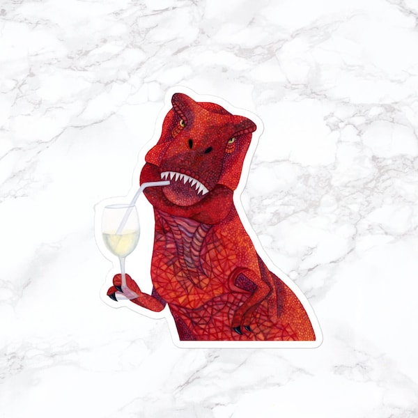 T Rex Sticker - Etsy