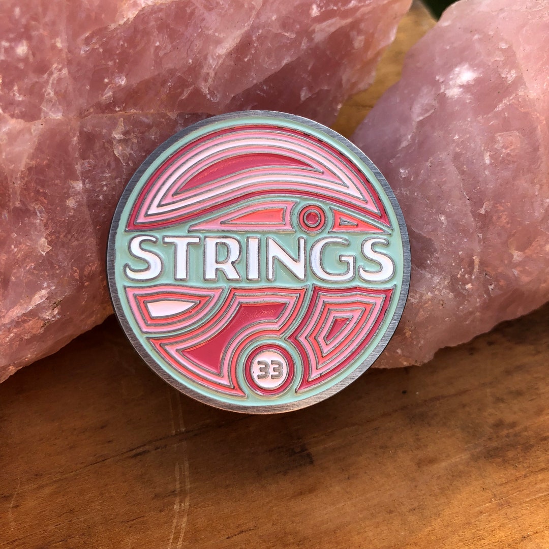 V6 Rose Quartz Gem Badge (billy Strings) - Etsy