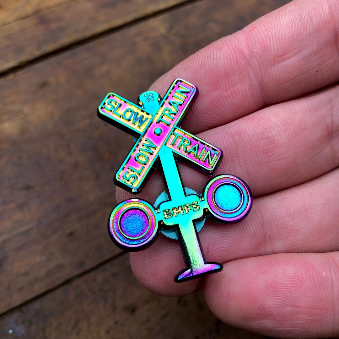 V5 Anodized Slow Train Pin (billy Strings) - Etsy