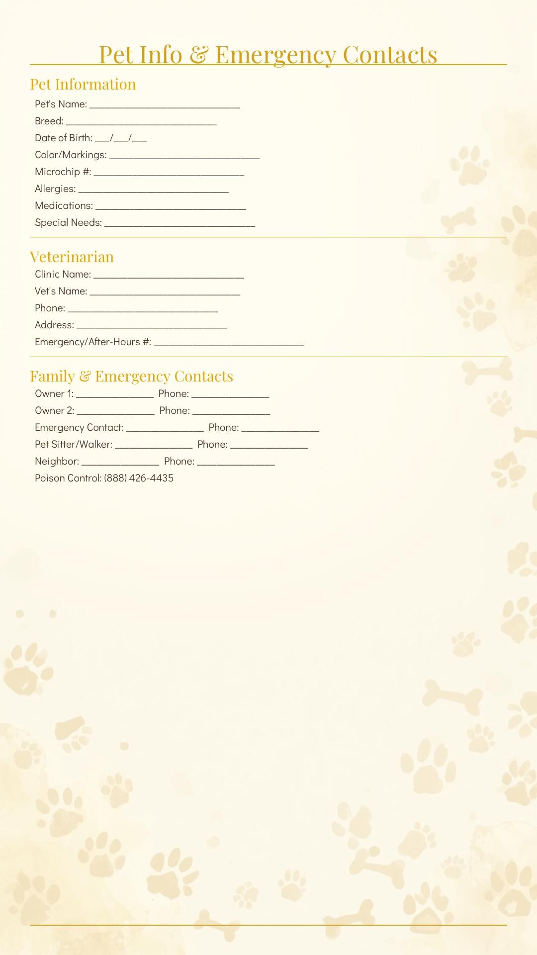 New Pet Parent First Vet Visit Check List - Etsy UK