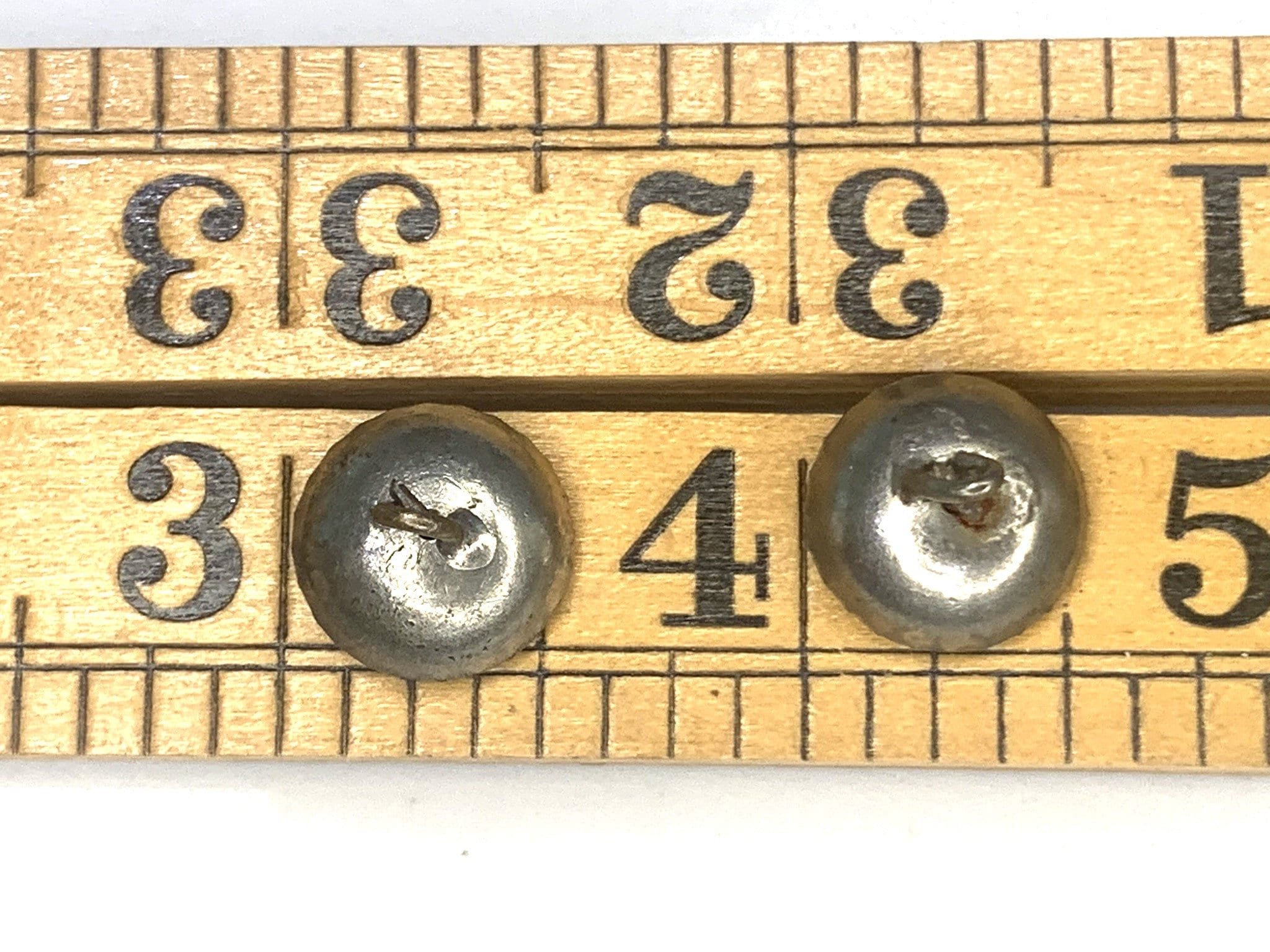 19th Century Antique Cut Steel Buttons With Red Background. Set of 2 ...