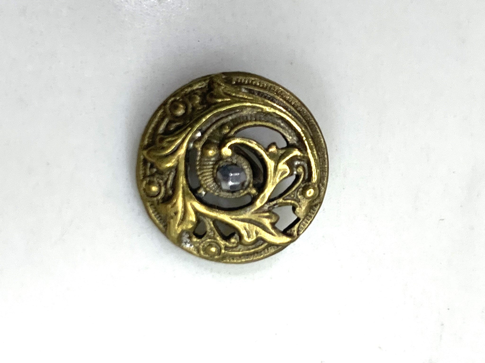 19th Century Antique Cut Steel Buttons, Austrian Tiny Buttons, 3 ...