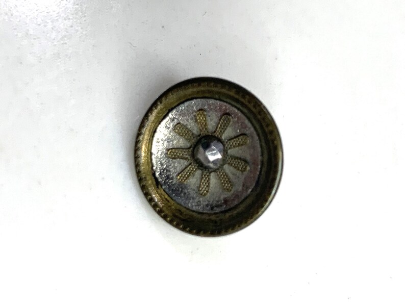 19th Century Antique Cut Steel Buttons, Austrian Tiny Buttons, 3 ...