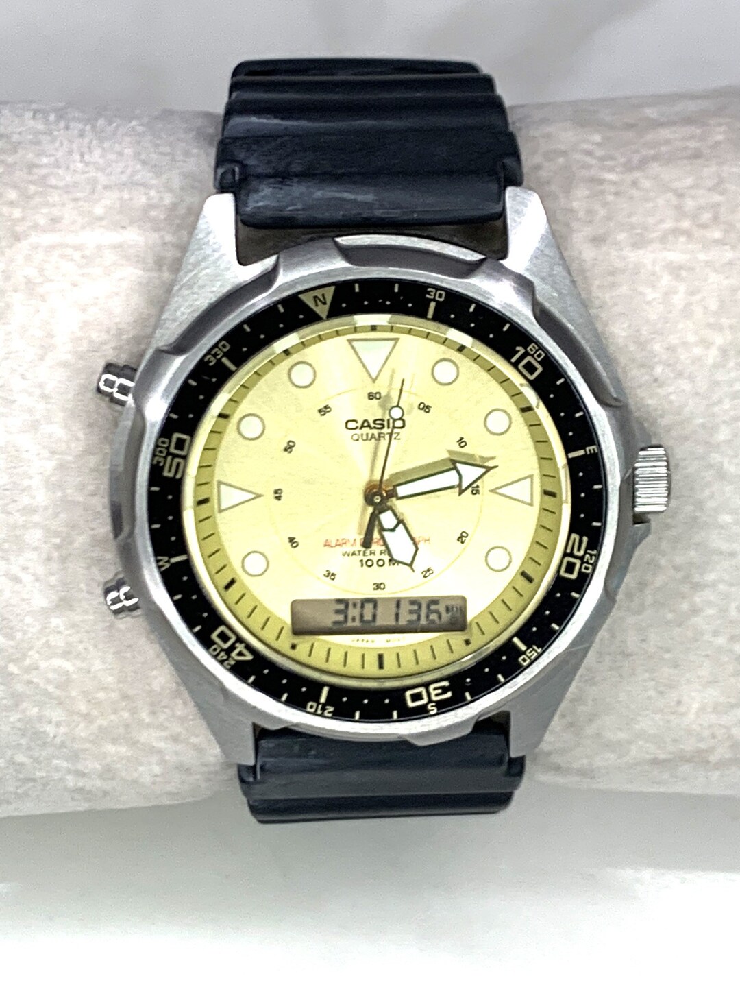 Men's CASIO ALARM Chronograph Quartz Case 2701 AMW 320R - Etsy