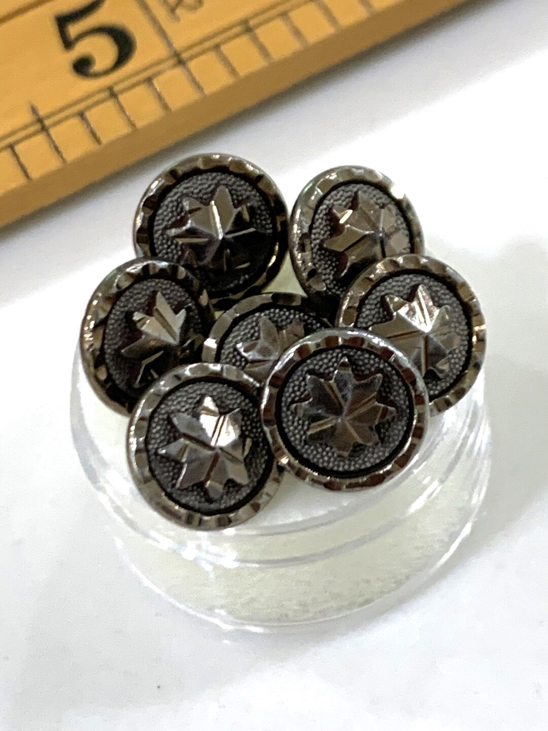 19th Century Antique Cut Buttons Set of 7 - Etsy