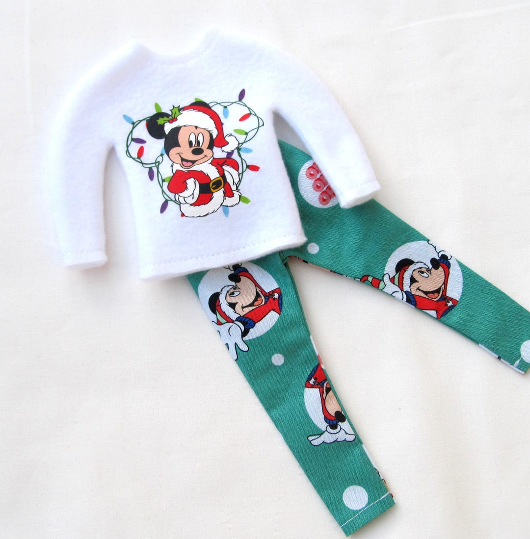 Elf Outfit || Mickey || Elf Doll Christmas || Christmas Elf Sweater ...