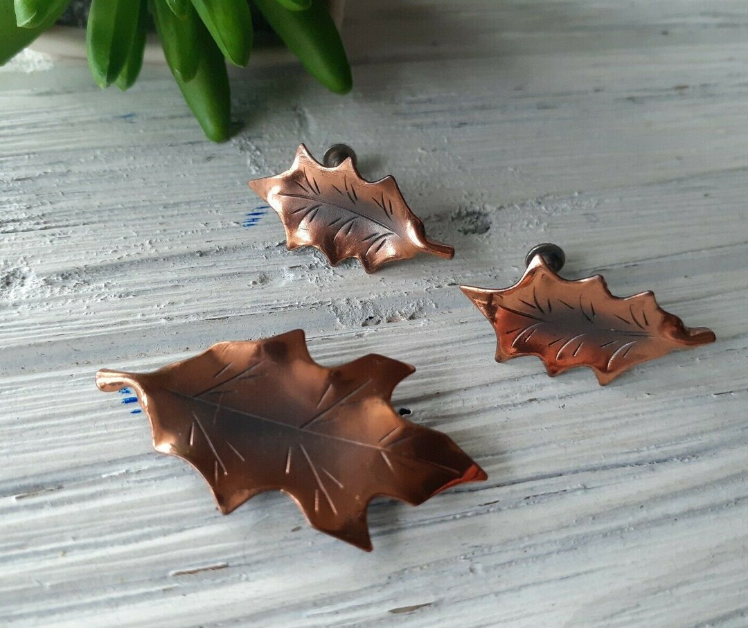 Stuart Nye Solid Copper With Sterling Silver Findings Fall - Etsy