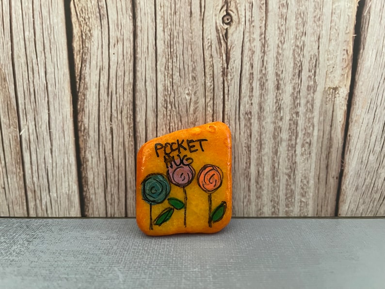 Pocket Hug Rock - Etsy