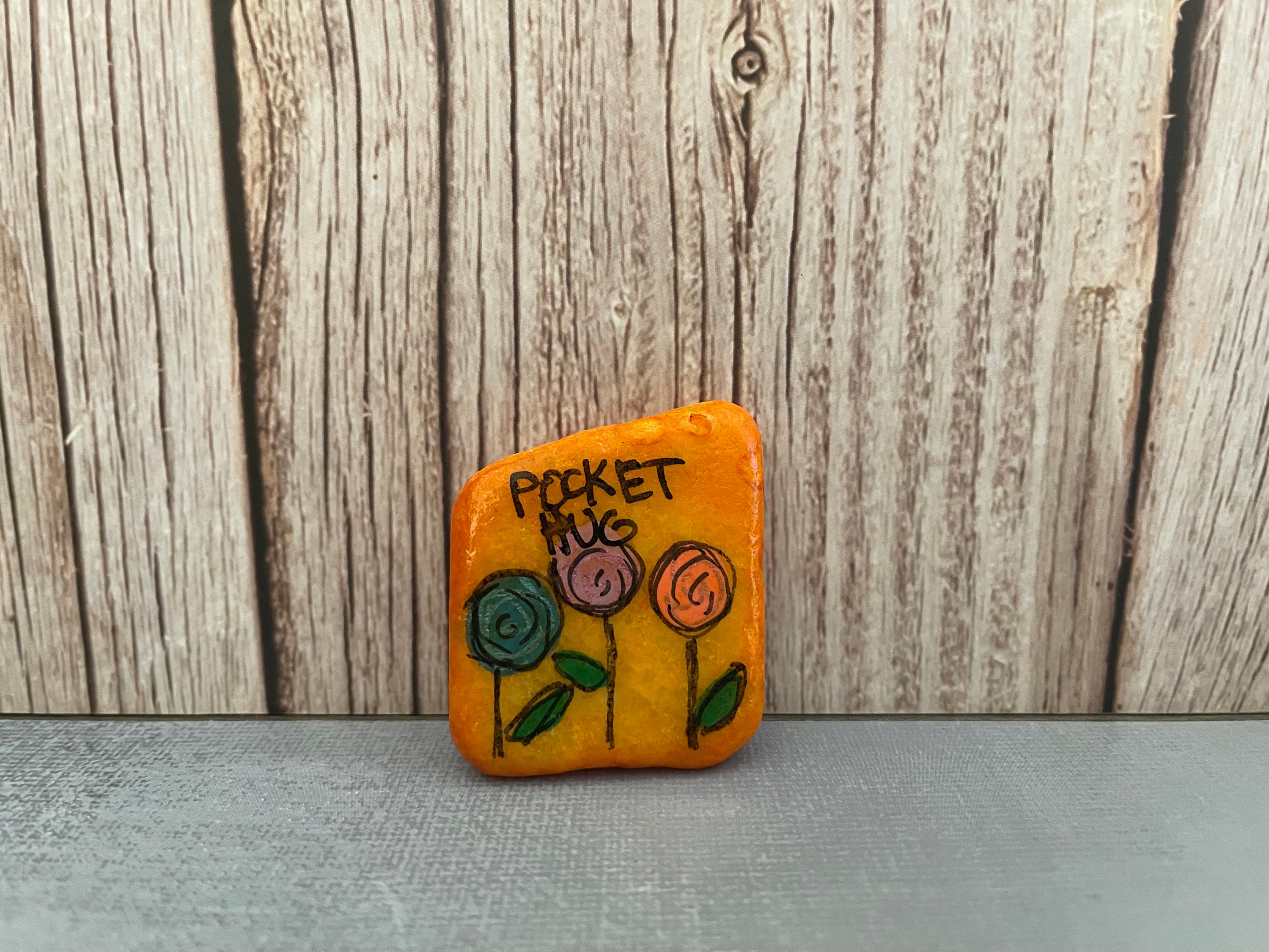 Pocket Hug Rock - Etsy