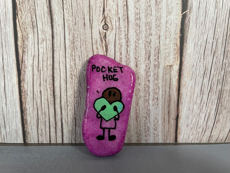 Pocket Hug Rock - Etsy