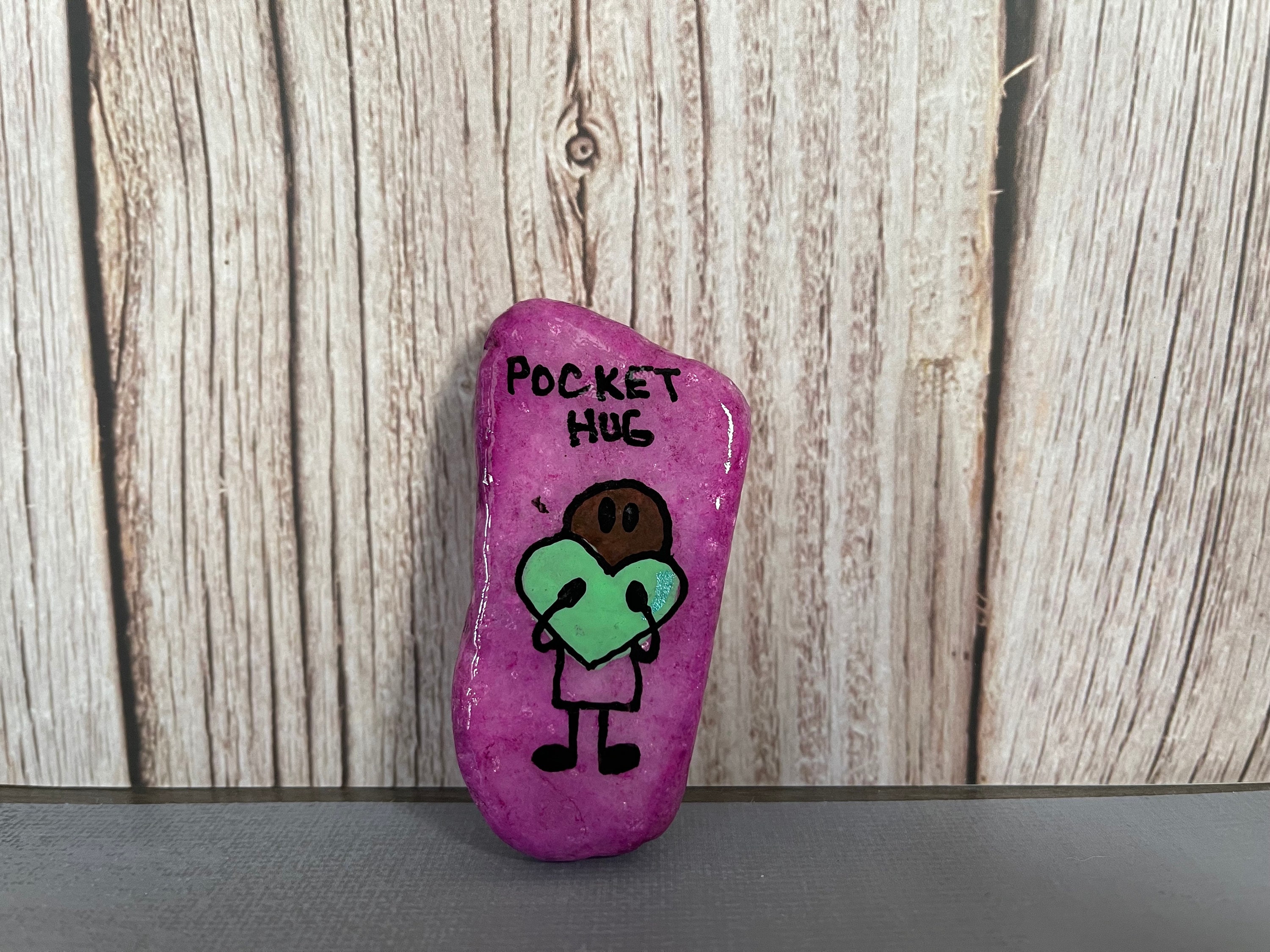Pocket Hug Rock - Etsy